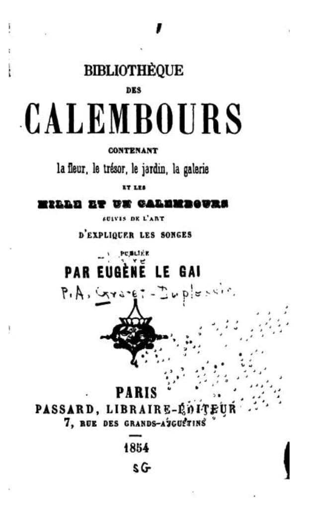 Le calembour – Le bric-à-brac de Jean-Baptiste Evette